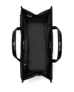 Tory Burch Ella Patent Small Tote - Black