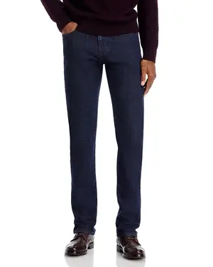 Canali Medium Wash Jeans For Men