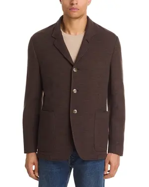Canali Knit Blazer - Brown