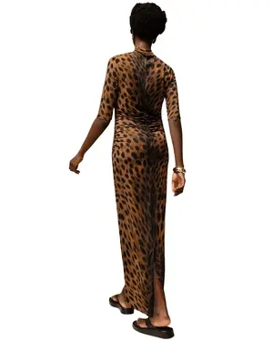 RO&ZO Mock Neck Jersey Dress