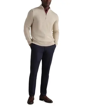 RHONE Quarter Zip Sweater - Bone