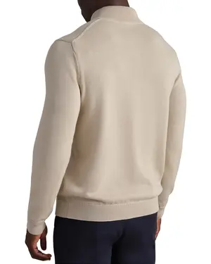 RHONE Quarter Zip Sweater - Bone