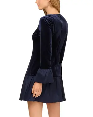Adrianna Papell Mixed Media Mini Dress