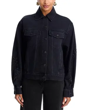 7 For All Mankind Twisted Denim Jacket
