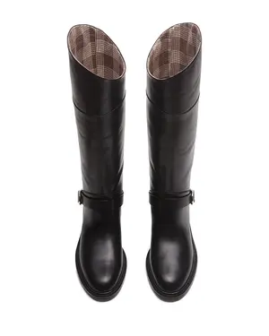 Rag & Bone Hayden Riding Boots - Black Wide Calf
