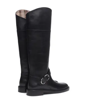 Rag & Bone Hayden Riding Boots - Black Wide Calf
