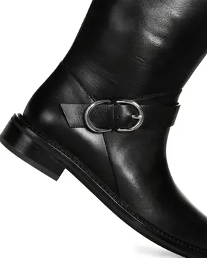 Rag & Bone Hayden Wide Calf Riding Boots - Black