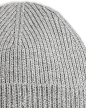 Rag & Bone Metallic Beanie - Silver