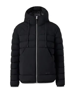 Mackage Bergen Quilted Hooded Down Jacket - Black
