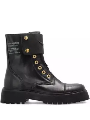 Zadig&Voltaire Leather Biker Boots