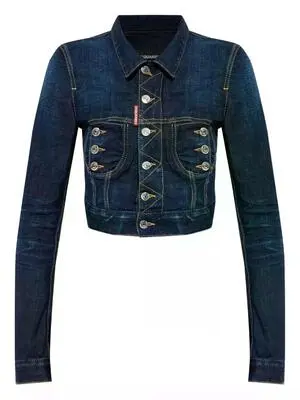 Dsquared2 Denim Cropped Jacket