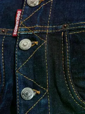 Dsquared2 Denim Cropped Jacket