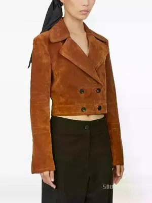 FERRAGAMO Double-breasted Cropped Jacket