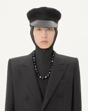 Valentino Garavani Double-breasted Wool Gabardine Jacket - Black