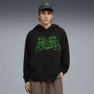 Men's Black Green Graphic Hoodie Sweatshirts Hoodies