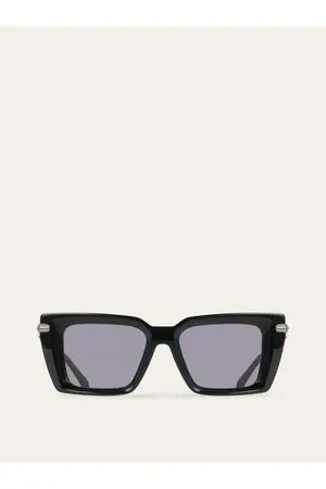 FERRAGAMO Rectangular Sunglasses - Black