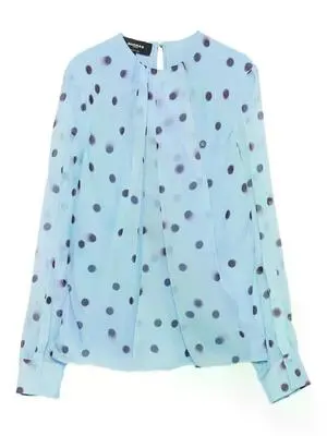 Rochas Polka-dot Blouse