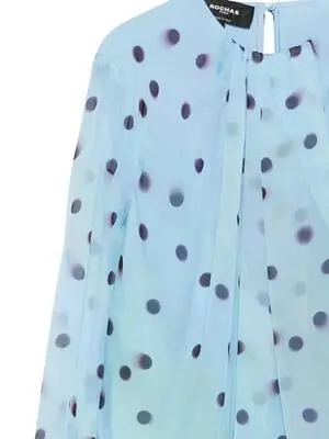 Rochas Polka-dot Blouse
