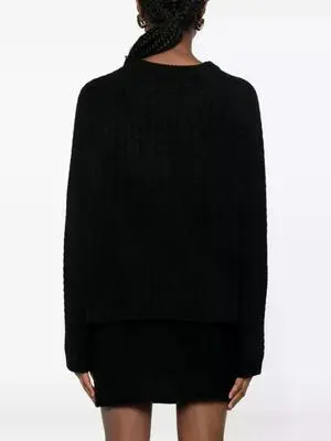 HERSKIND V-neck Cable Knit Sweater
