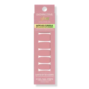 DASHING DIVA Gloss Color Gel Nail Polish Strips - Kitten