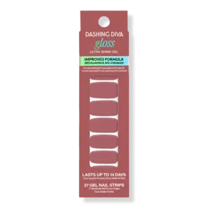 DASHING DIVA Gloss Color Gel Nail Polish Strips - Merit