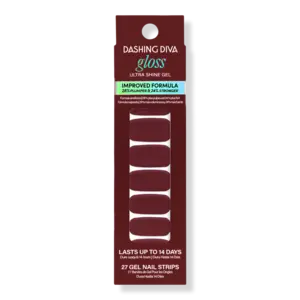 DASHING DIVA Gloss Color Gel Nail Polish Strips - Anko
