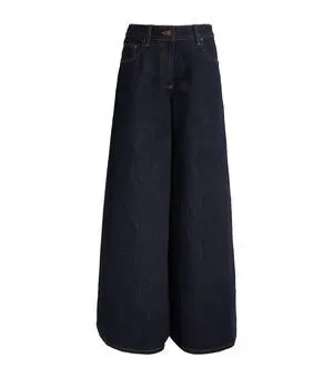 A.W.A.K.E. Mode Wide-leg Jeans - Blue