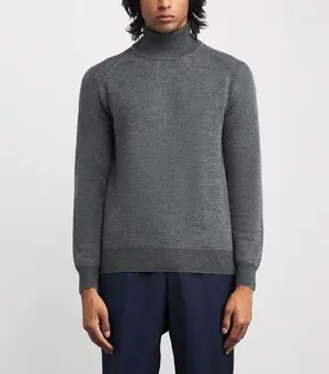 Brioni Knitted Rollneck Sweater