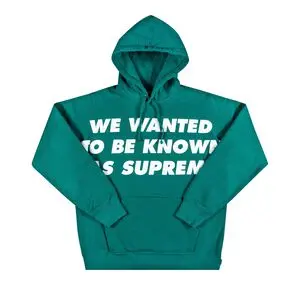 Supreme Known As Hooded Sweatshirt - Blue