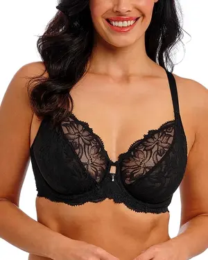 Wacoal Abellia Underwire Lace Bra - Black