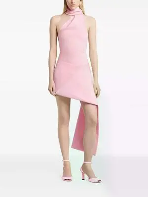 COURREGES Asymmetric High-neck Dress