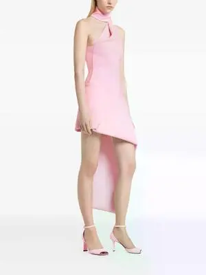 COURREGES Asymmetric High-neck Dress