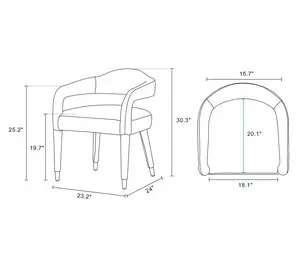 MANHATTAN Comfort Aspen Dining Armchair