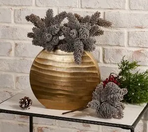 SIMPLY STUNNING BY JANINE GRAFF Simply Stunning Sugared Pinecone Cluster Janine Graff