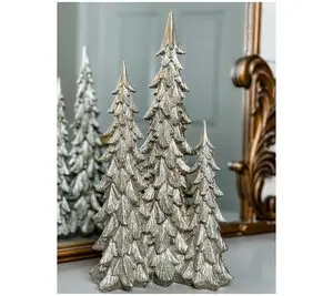 SIMPLY STUNNING BY JANINE GRAFF Simply Stunning Glittered 15' Cluster Trees Janine Graff - One-color