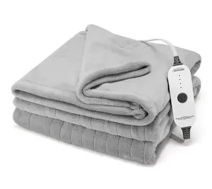 SUNBEAM Nordic Velvet Heated Throw - One-color