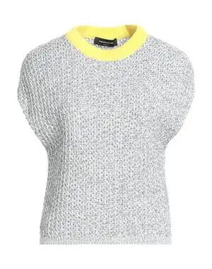 Women's Grey White Sweaters