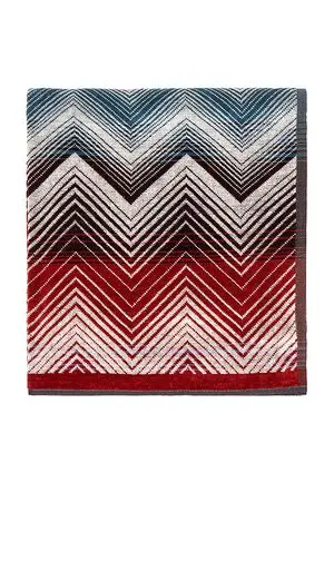 Missoni Marea Bath Towel In Red