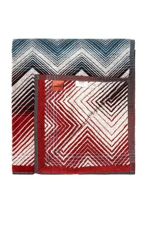 Missoni Marea Bath Towel In Red