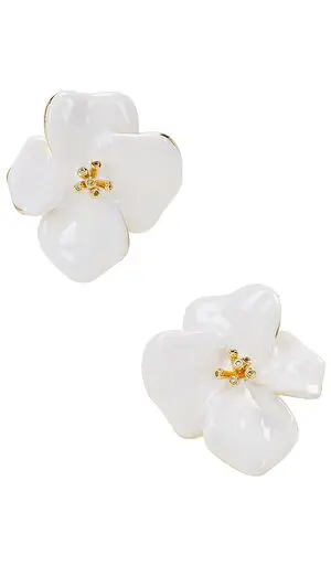 Shashi Millefeuille Floral Earrings