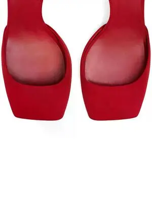 COURREGES Peep-toe Ankle-strap Pumps
