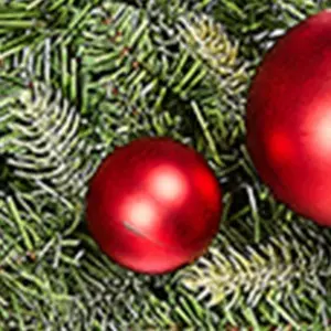 MACKENZIE-CHILDS Merry Christmas Illuminated Garland