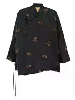 UMA WANG Floral-motif Oversized Jacket