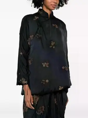 UMA WANG Floral-motif Oversized Jacket