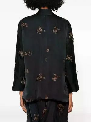 UMA WANG Floral-motif Oversized Jacket