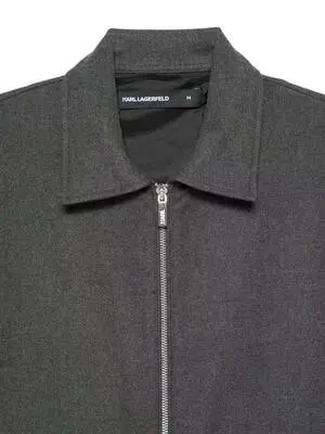 Karl Lagerfeld Zip-up Shirt Jacket