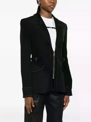 Versace Zip-up Fitted Jacket