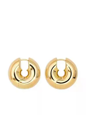 Tom Wood Large Sphere Hoop Earrings - Gold