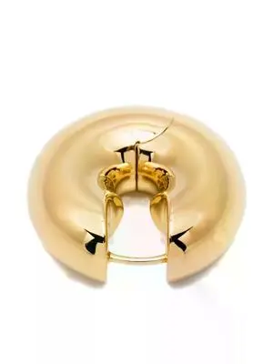 Tom Wood Large Sphere Hoop Earrings - Gold
