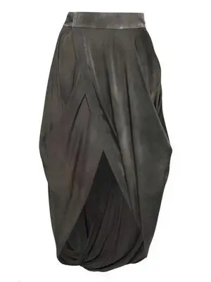 UMA WANG Asymmetric Skirt - Grey